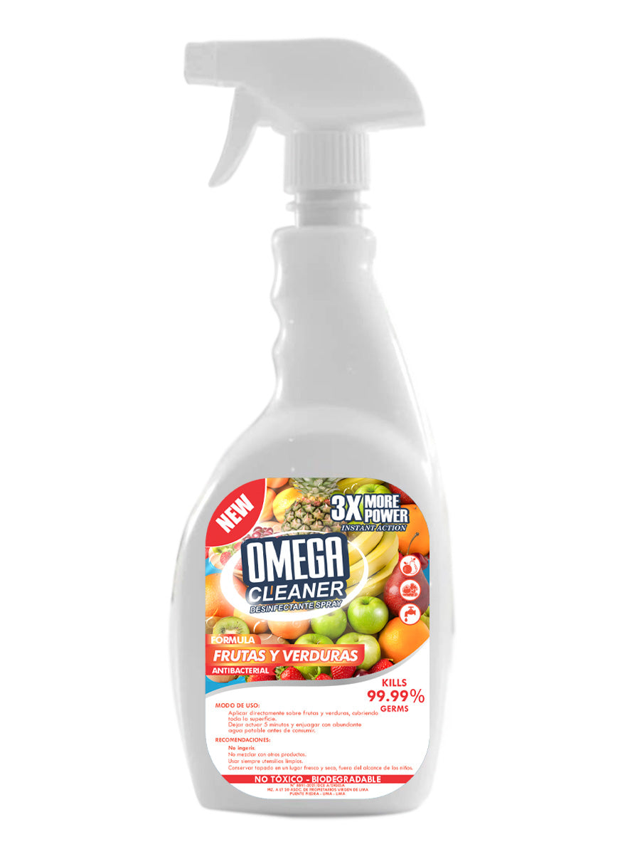 OMEGA CLEANER FRUTAS Y VERDURAS – ECOSOLUCIONES PERU